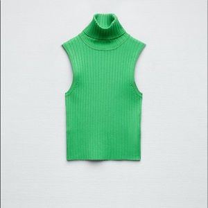 Zara | Tops | Zara Basic Ribbed Knit Top | Poshmark